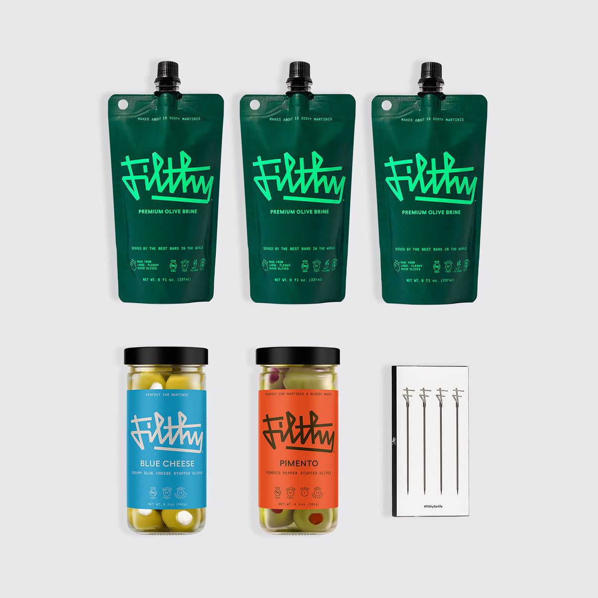 Martini Kit | FILTHY® Premium Cocktail Garnishes & Mixers