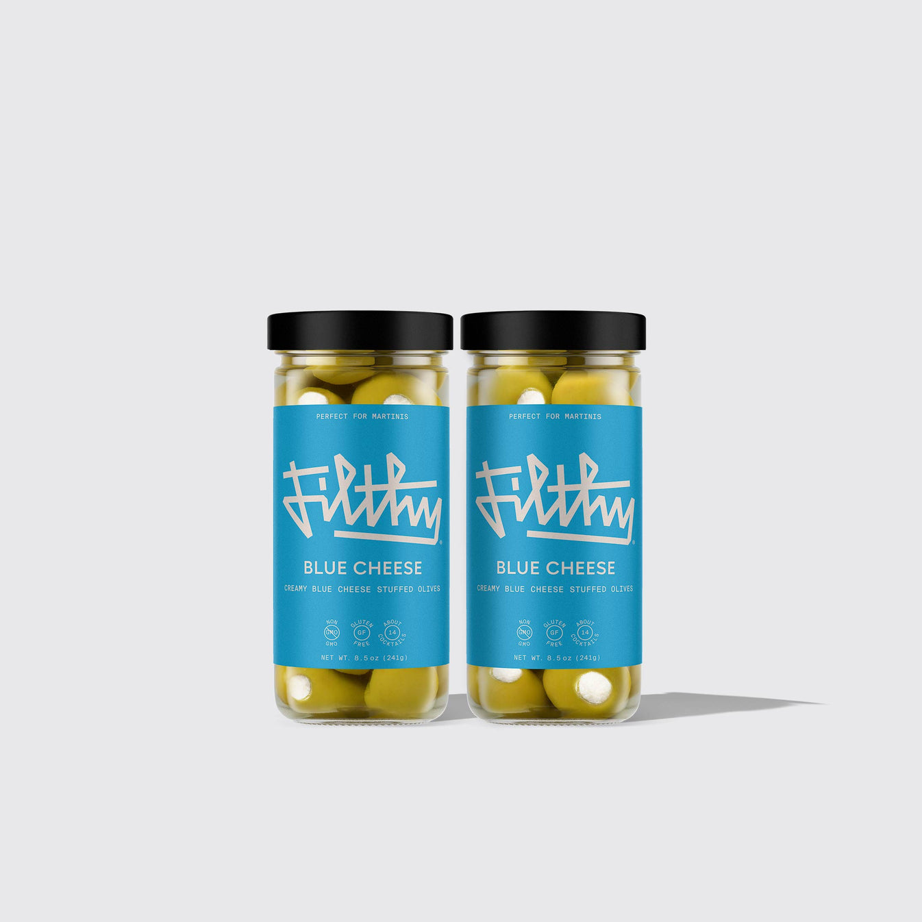 Blue Cheese Stuffed Olives | FILTHY® Premium Cocktail Garnishes ...