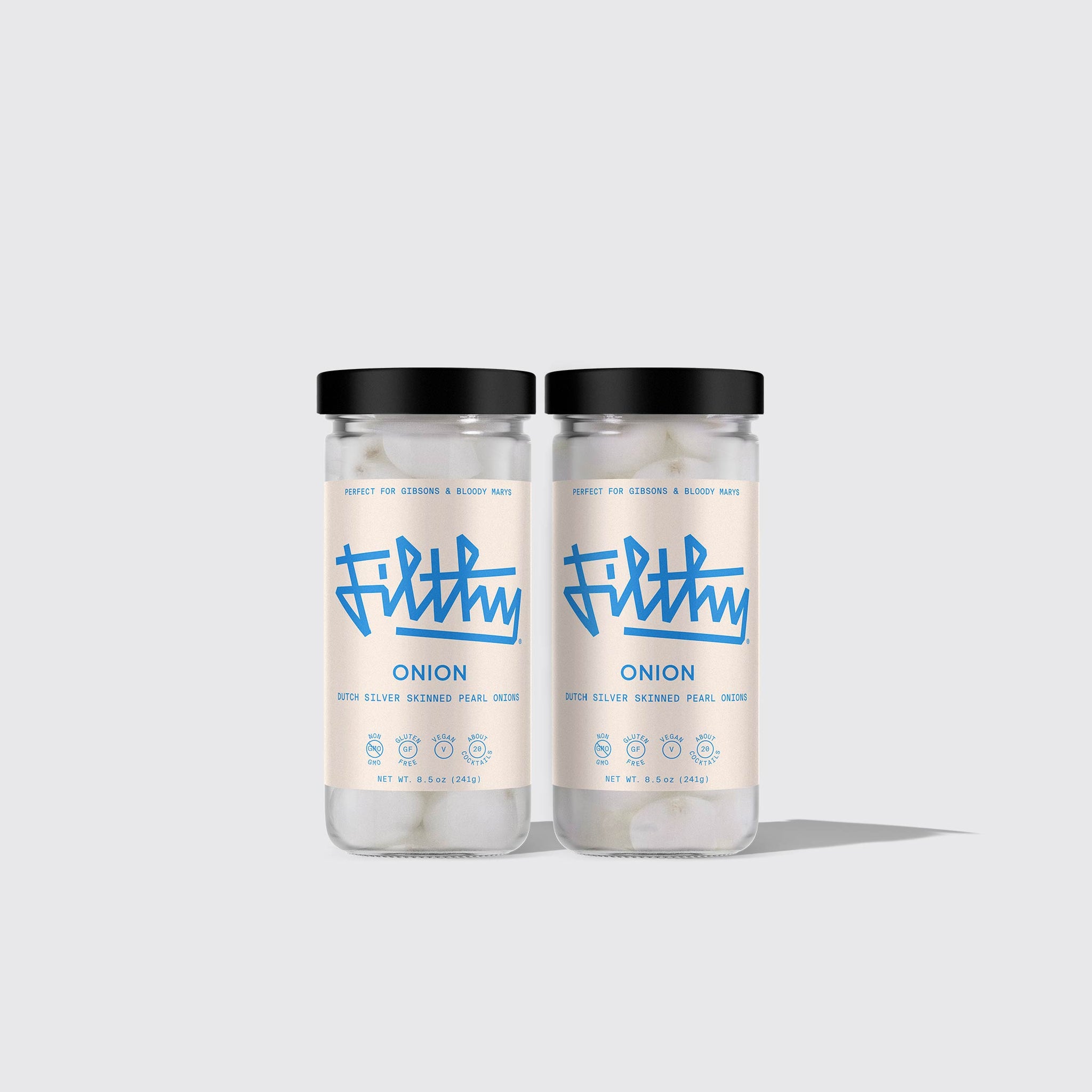 Skinned Pearl Onions by FILTHY® -Premium cocktail garnishes.